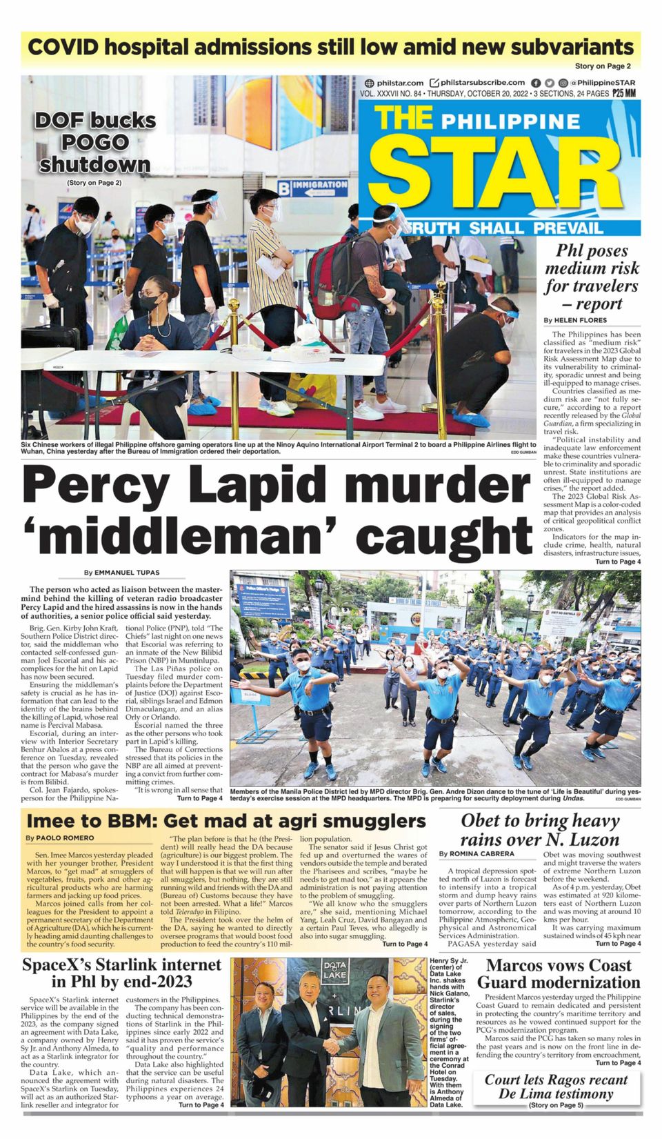 Get digital access to The Philippine Star - October 20, 2022 issue | Magzter.com