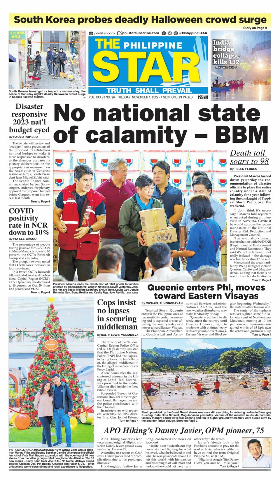 The Philippine Star-November 01, 2022 Newspaper