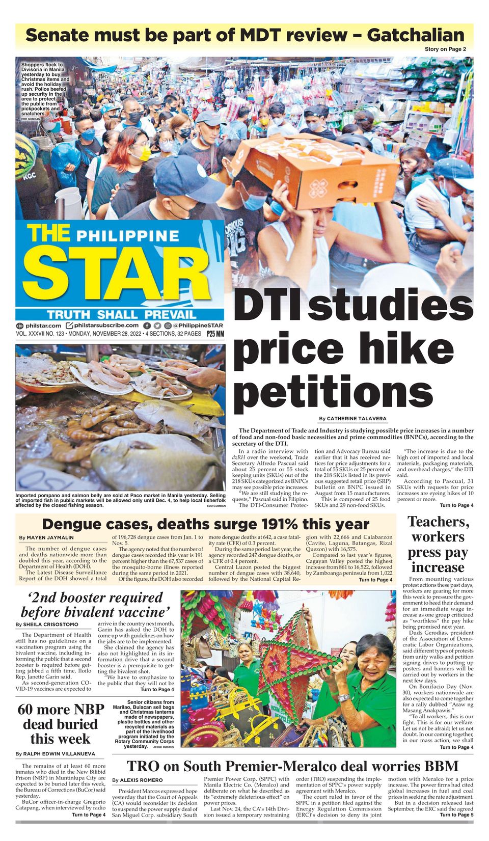 The Philippine Star-November 28, 2022 Newspaper