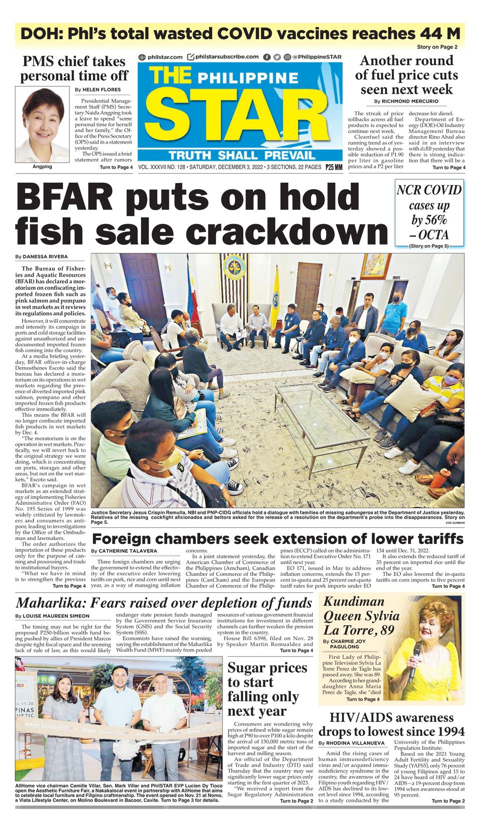 The Philippine Star-December 03, 2022 Newspaper