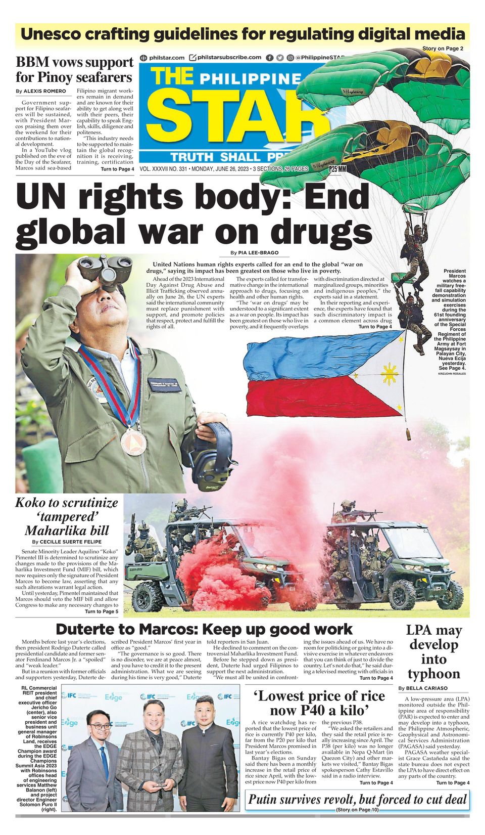 Get digital access to The Philippine Star - June 26, 2023 issue ...