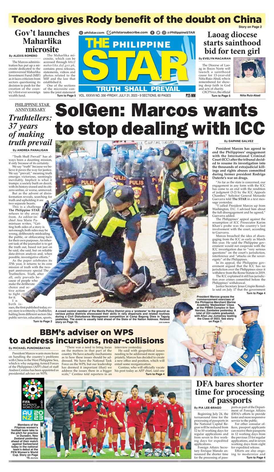 Get digital access to The Philippine Star - July 21, 2023 issue ...