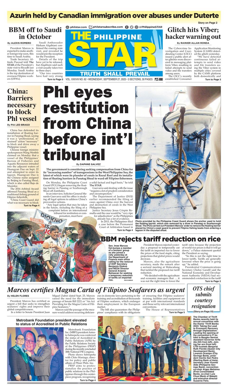 Get digital access to The Philippine Star - September 27, 2023 issue ...