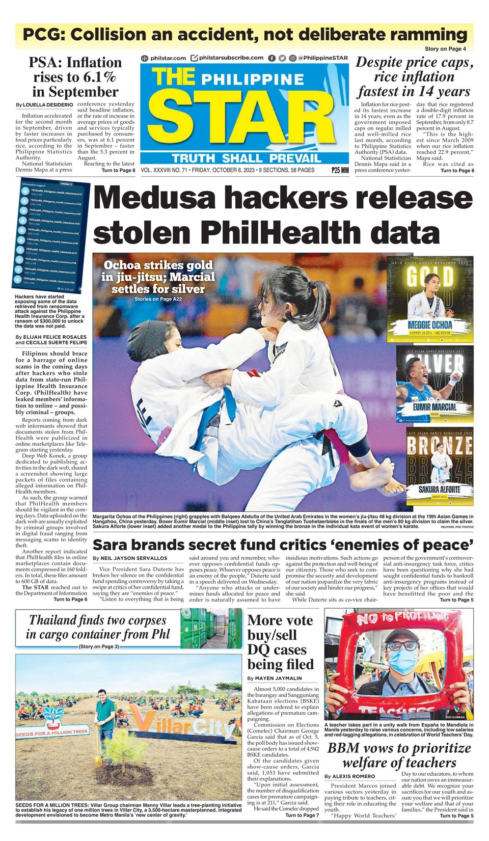 The Philippine Star-October 06, 2023 Newspaper