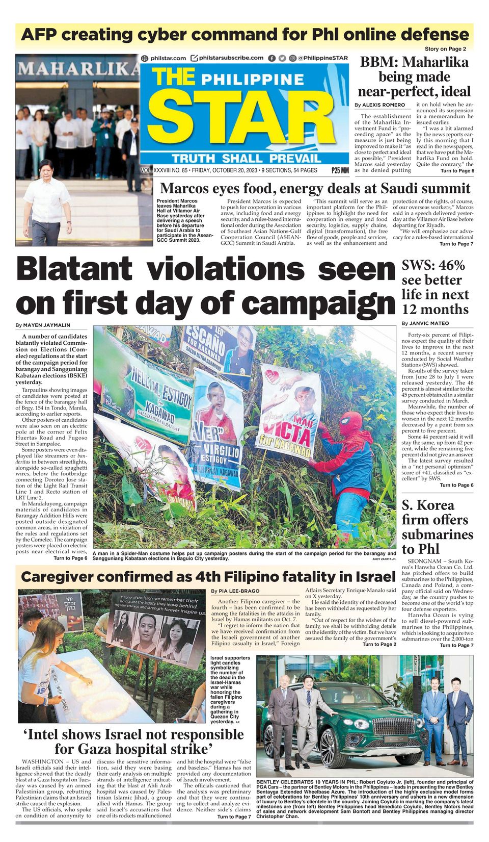 Get digital access to The Philippine Star - October 20, 2023 issue | Magzter.com