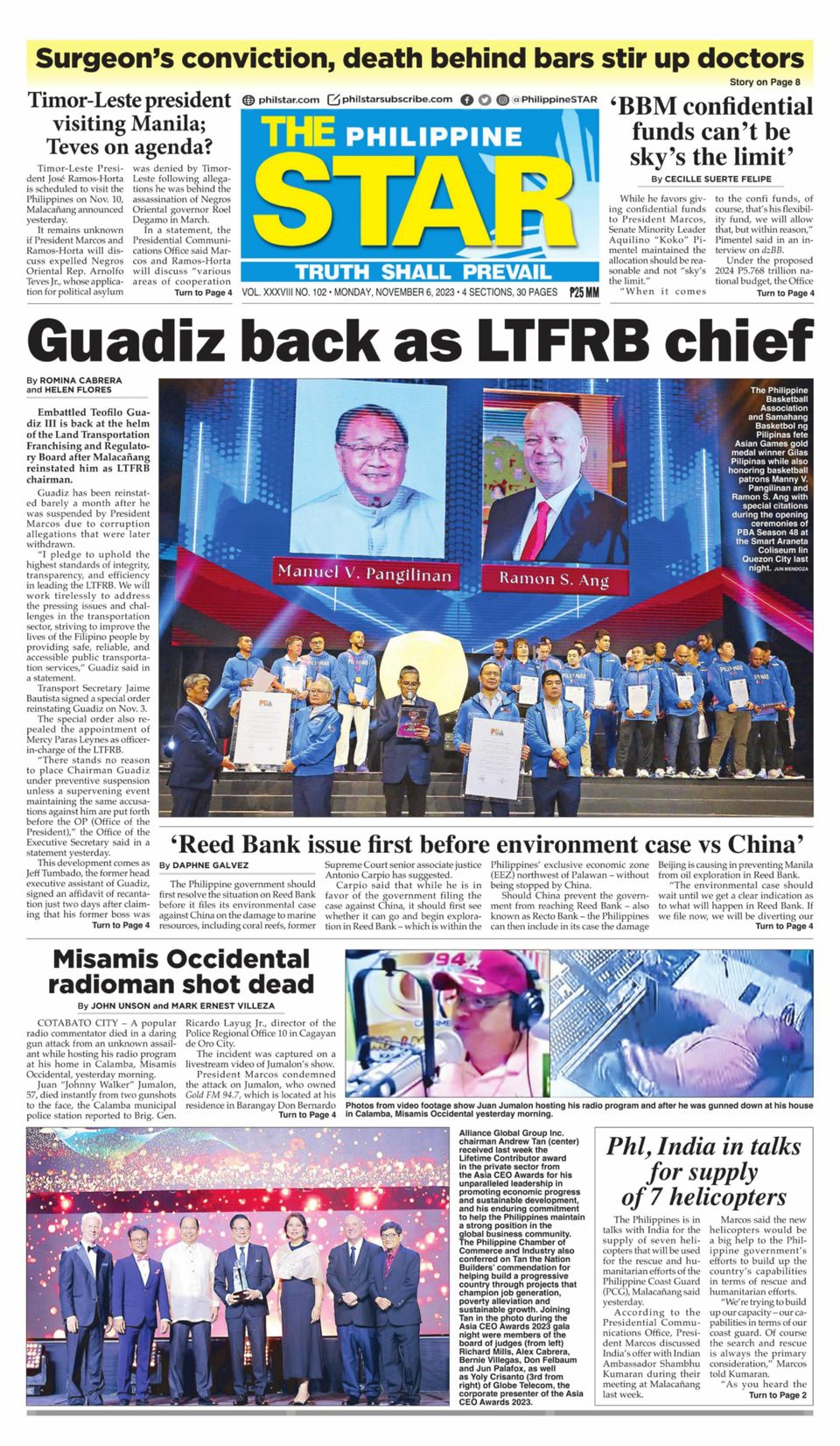 Get digital access to The Philippine Star - November 06, 2023 issue | Magzter.com
