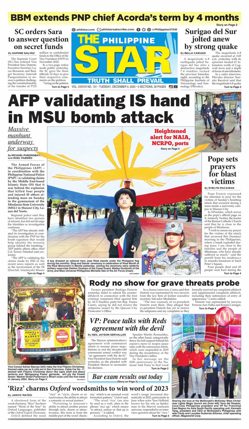 Get digital access to The Philippine Star - December 05, 2023 issue | Magzter.com