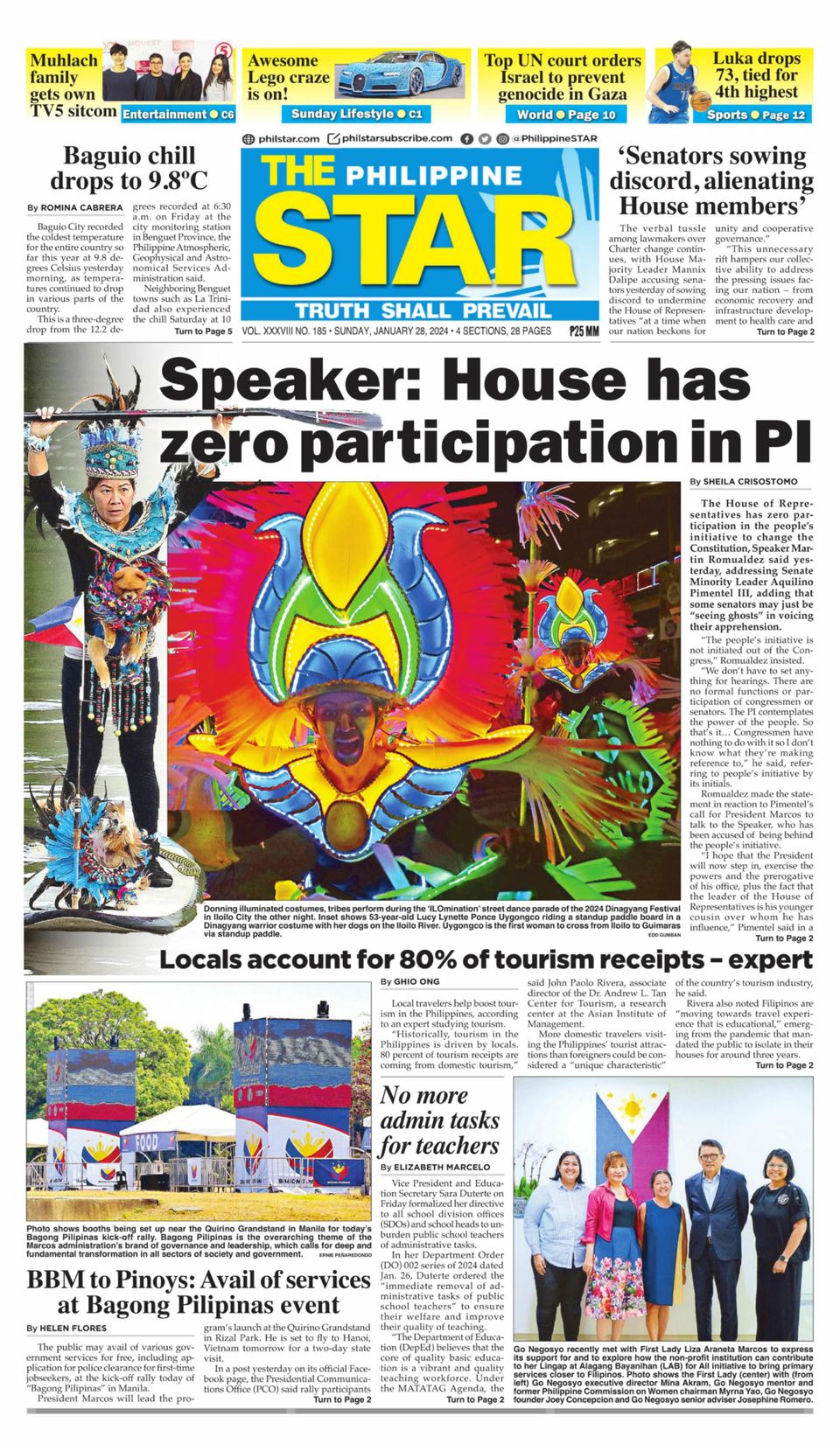 The Philippine Star-January 28, 2024 Newspaper