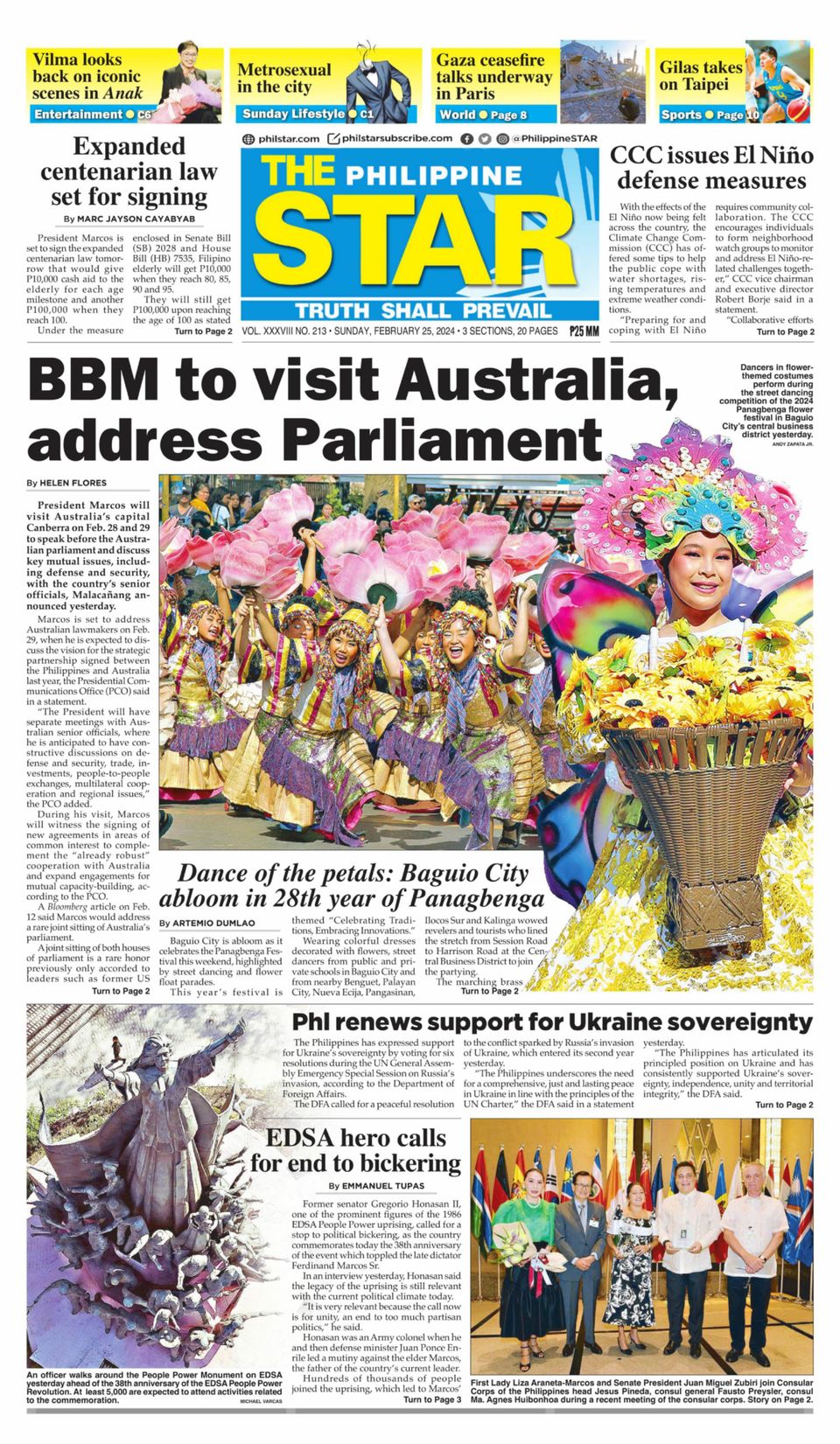The Philippine Star-February 25, 2024 Newspaper