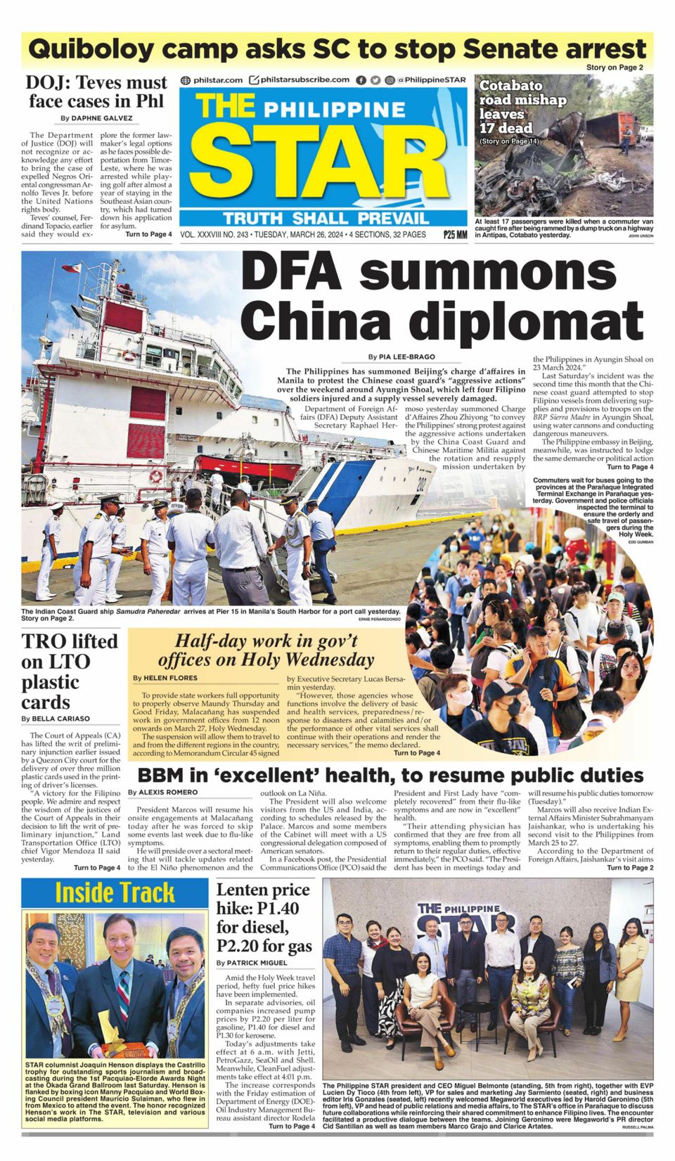 Get digital access to The Philippine Star - March 26, 2024 issue | Magzter.com