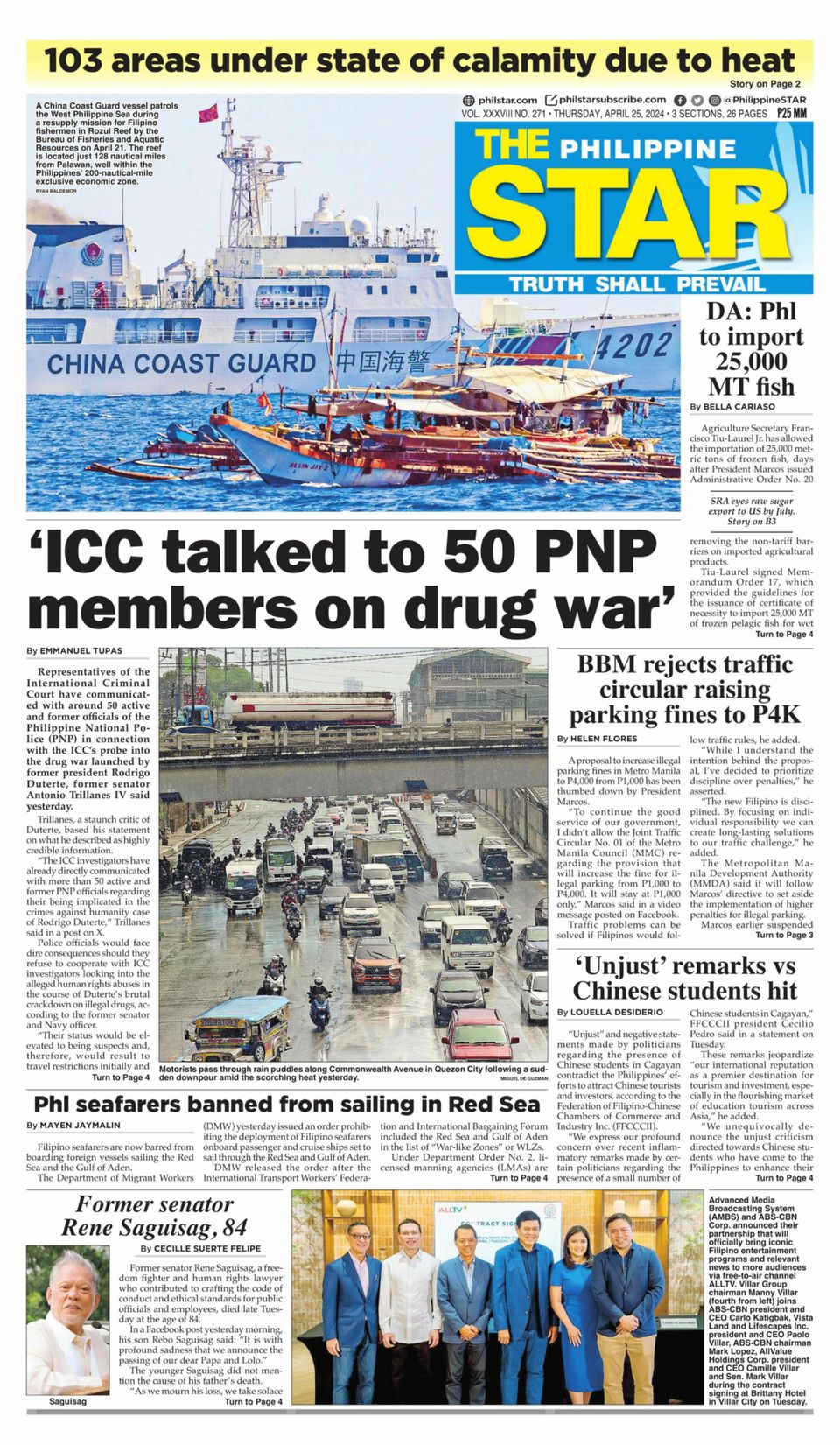 Get digital access to The Philippine Star - April 25, 2024 issue | Magzter.com