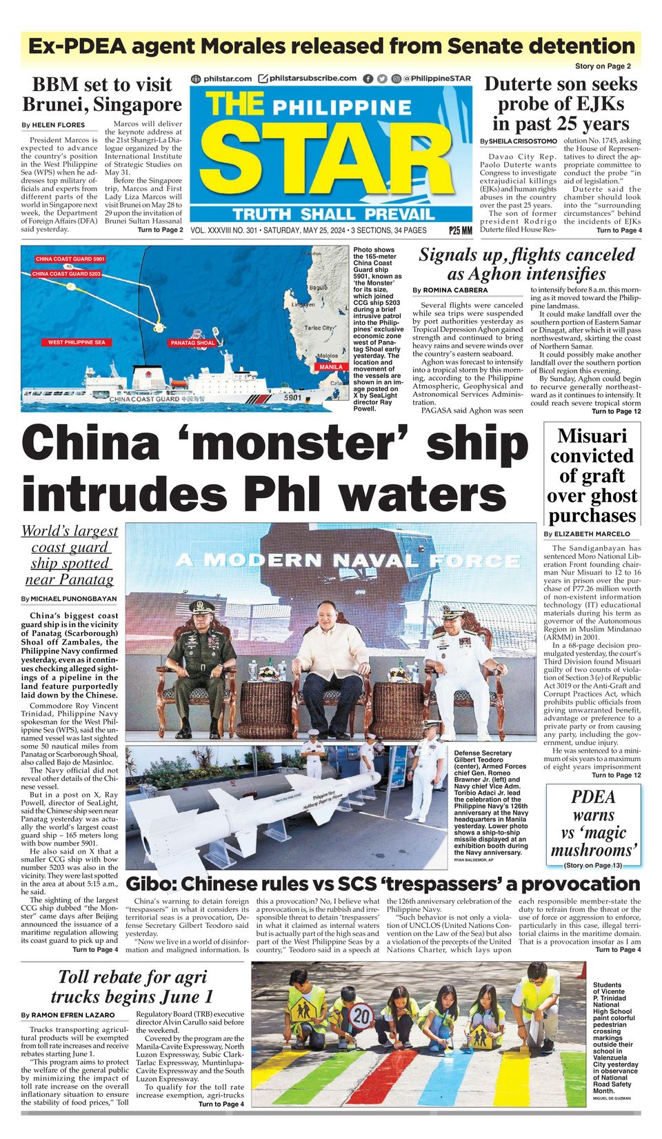 The Philippine Star-May 25, 2024 Newspaper - Get your Digital Subscription