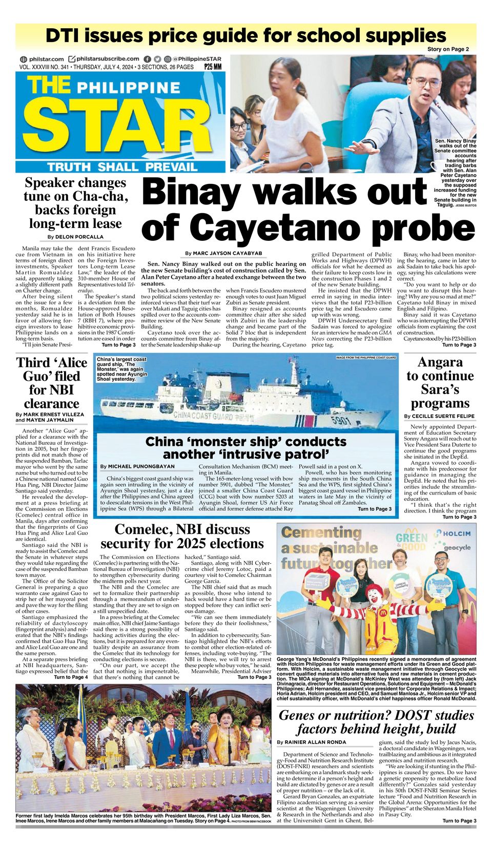 The Philippine Star-July 04, 2024 Newspaper - Get your Digital Subscription