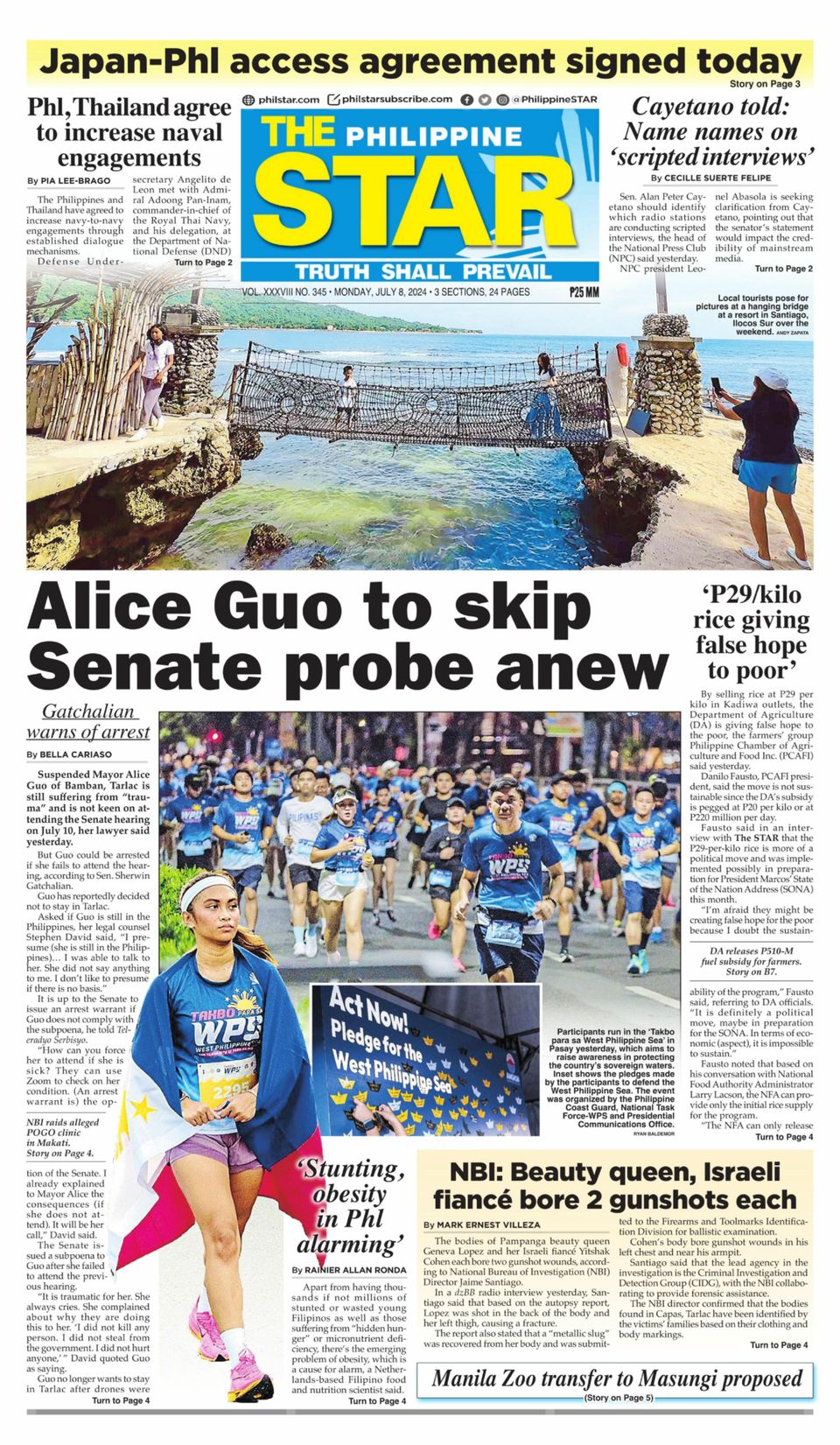 The Philippine Star-July 08, 2024 Newspaper - Get your Digital Subscription