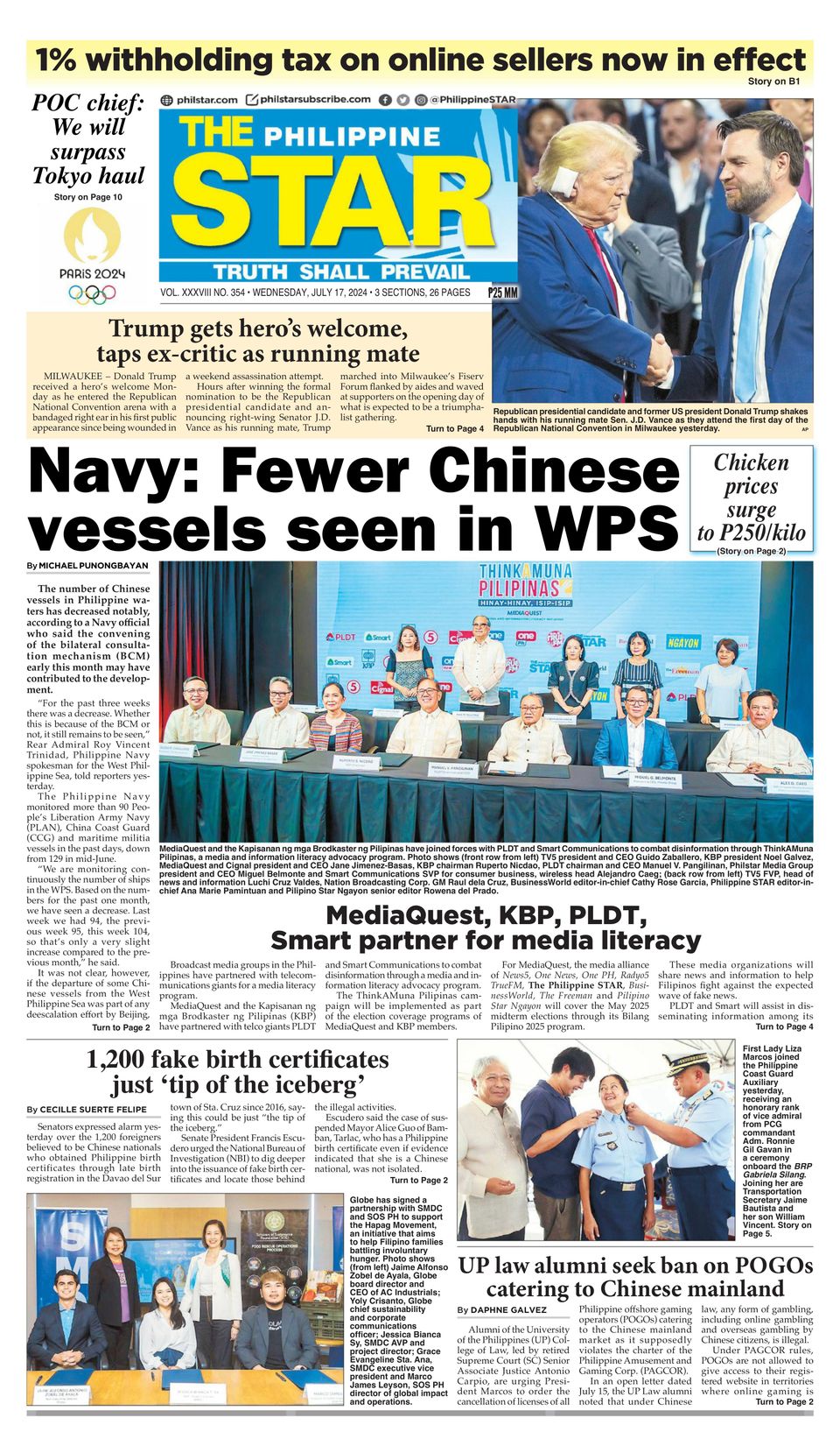 Get digital access to The Philippine Star - July 17, 2024 issue ...
