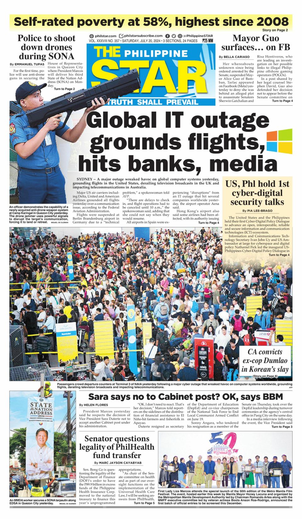 The Philippine Star-July 20, 2024 Newspaper - Get your Digital Subscription