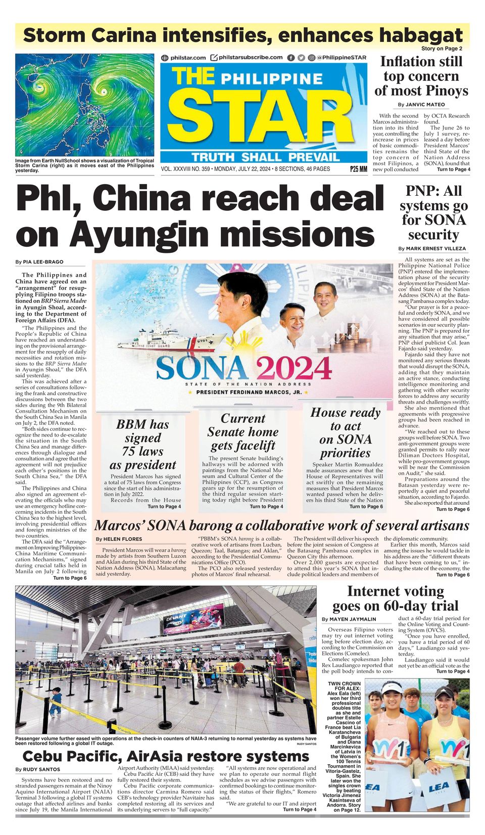 Get digital access to The Philippine Star - July 22, 2024 issue ...