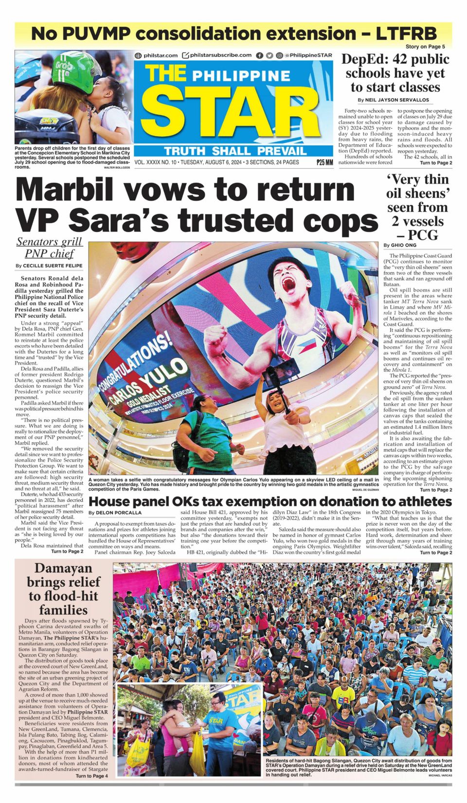 The Philippine Star-August 06, 2024 Newspaper - Get your Digital ...