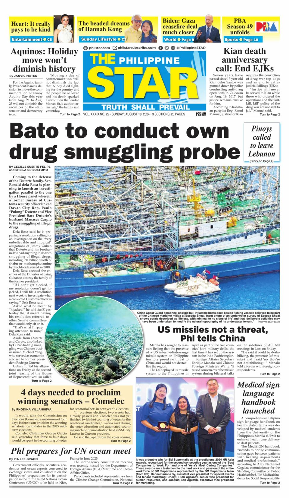 Get digital access to The Philippine Star - August 18, 2024 issue ...