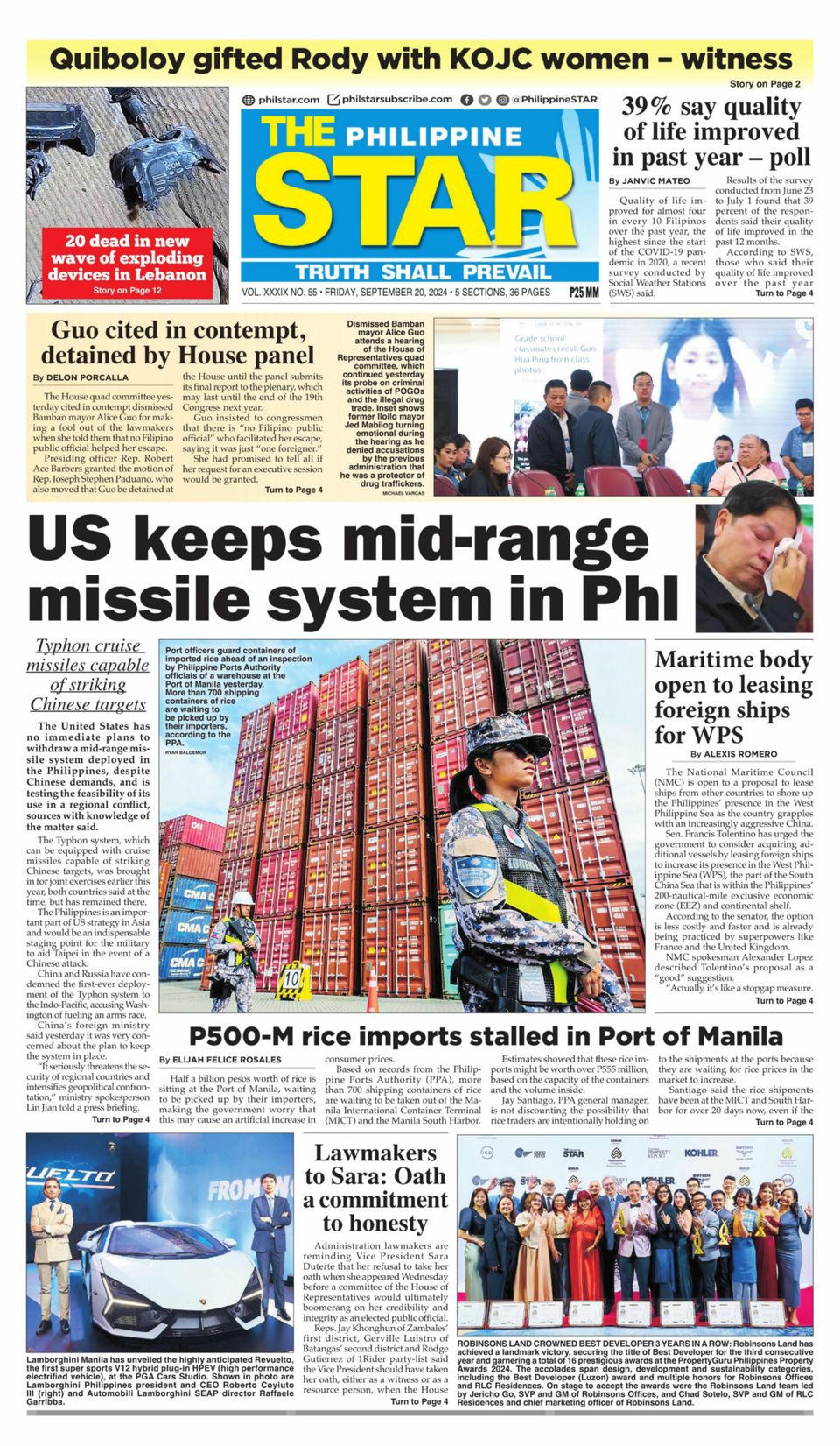 Get digital access to The Philippine Star - September 20, 2024 issue | Magzter.com