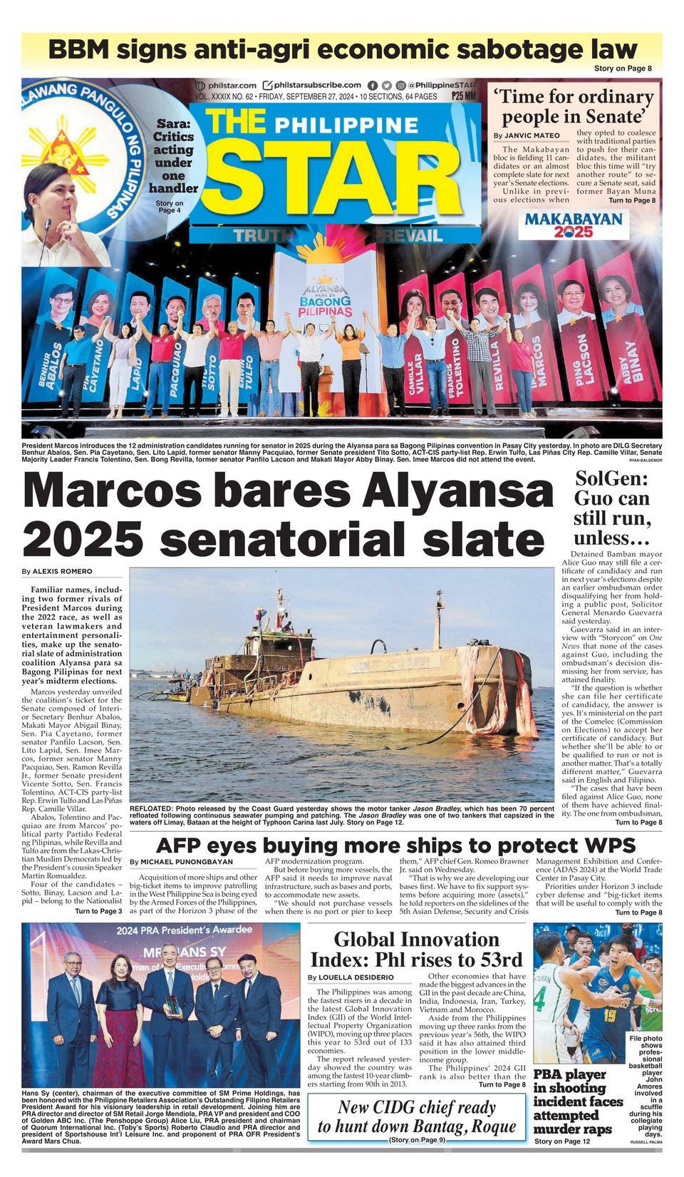 Get digital access to The Philippine Star - September 27, 2024 issue | Magzter.com