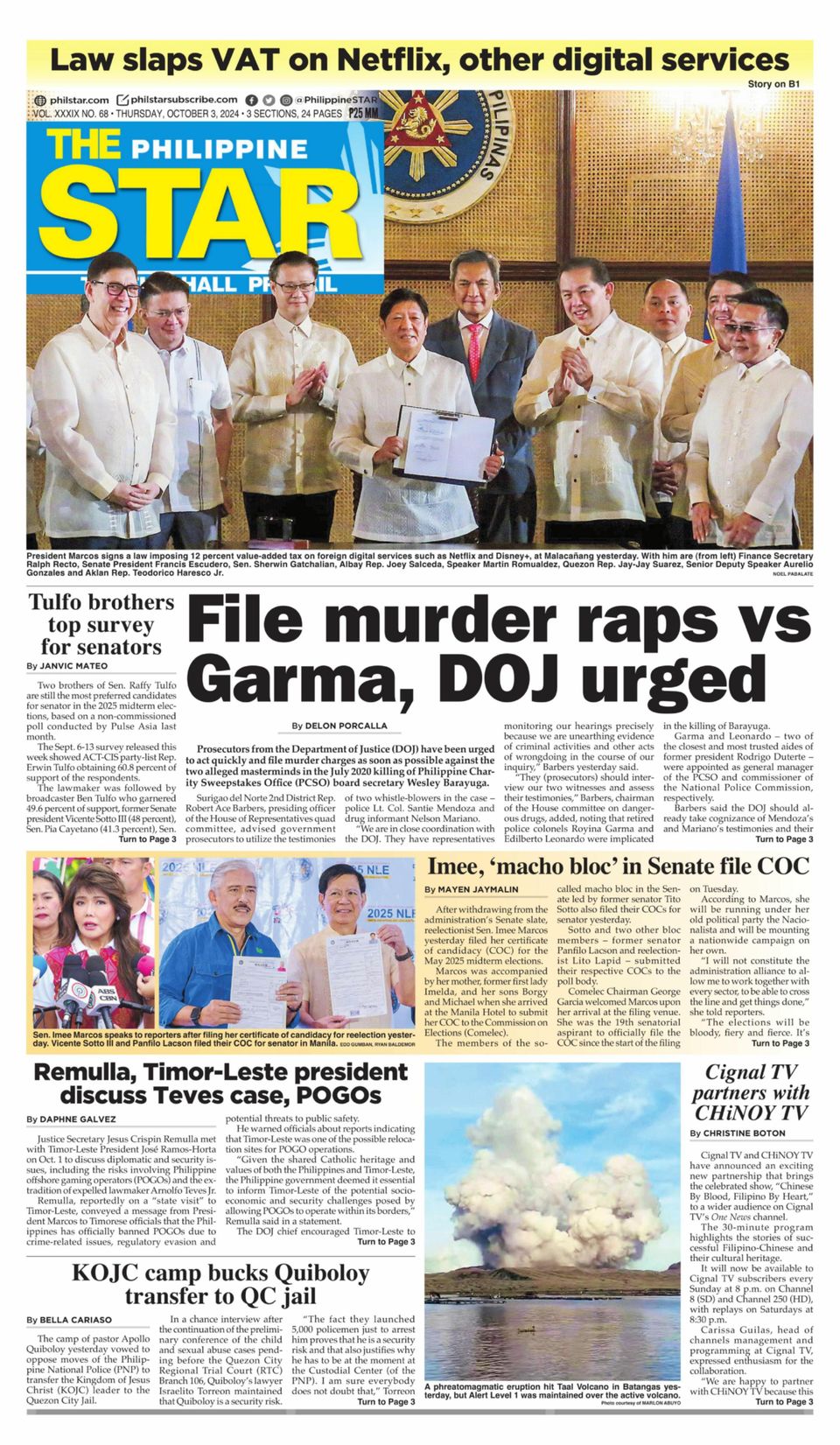 Get digital access to The Philippine Star - October 03, 2024 issue ...