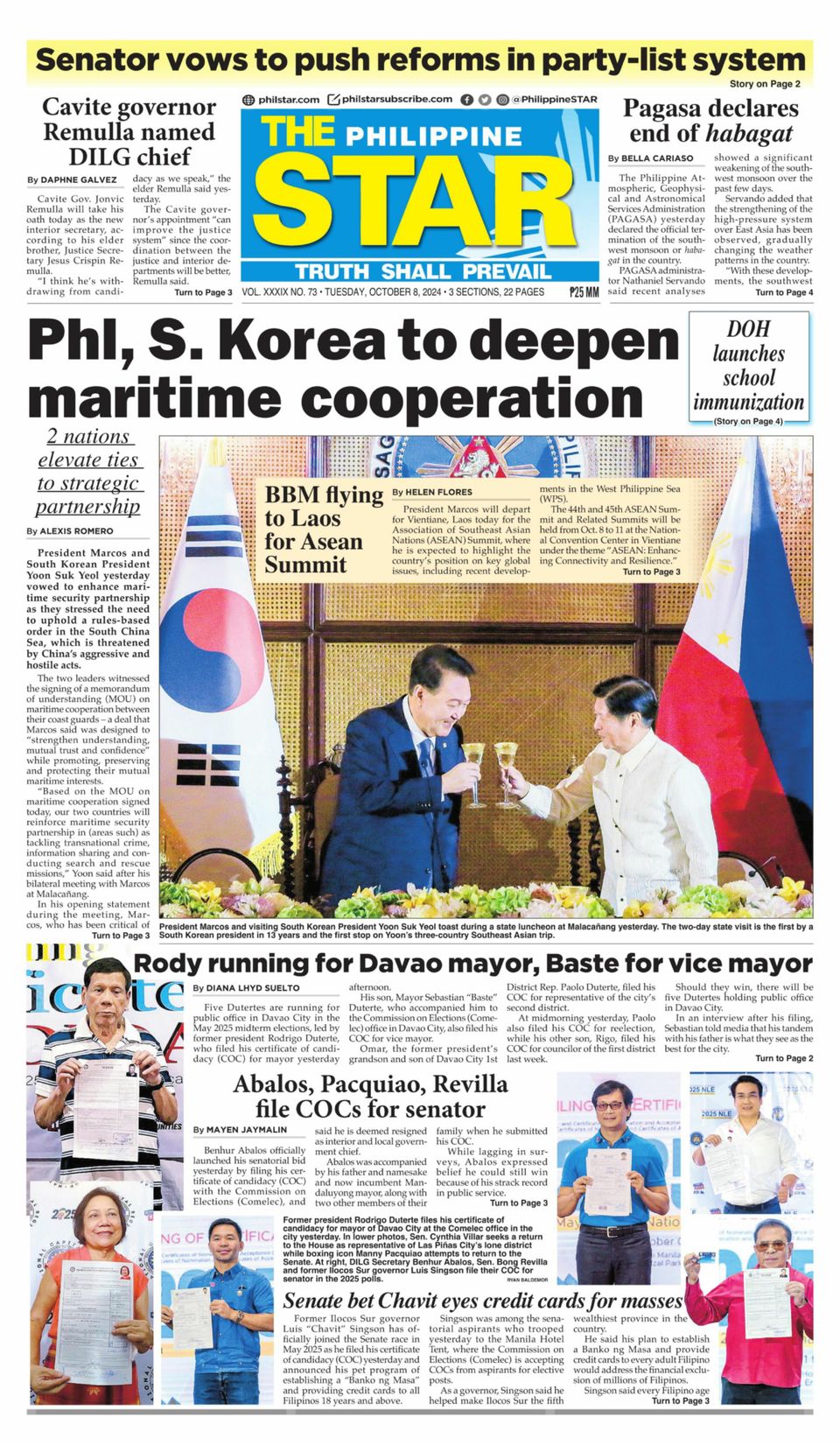 The Philippine Star-October 08, 2024 Newspaper