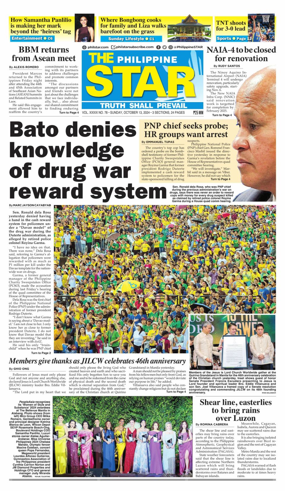 Get digital access to The Philippine Star - October 13, 2024 issue ...