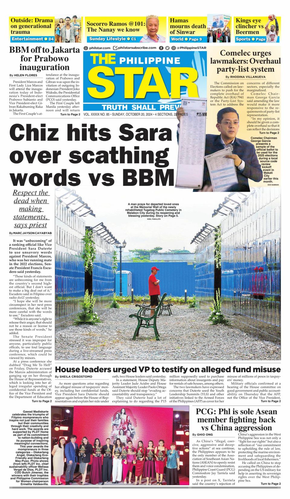 Get digital access to The Philippine Star - October 20, 2024 issue | Magzter.com