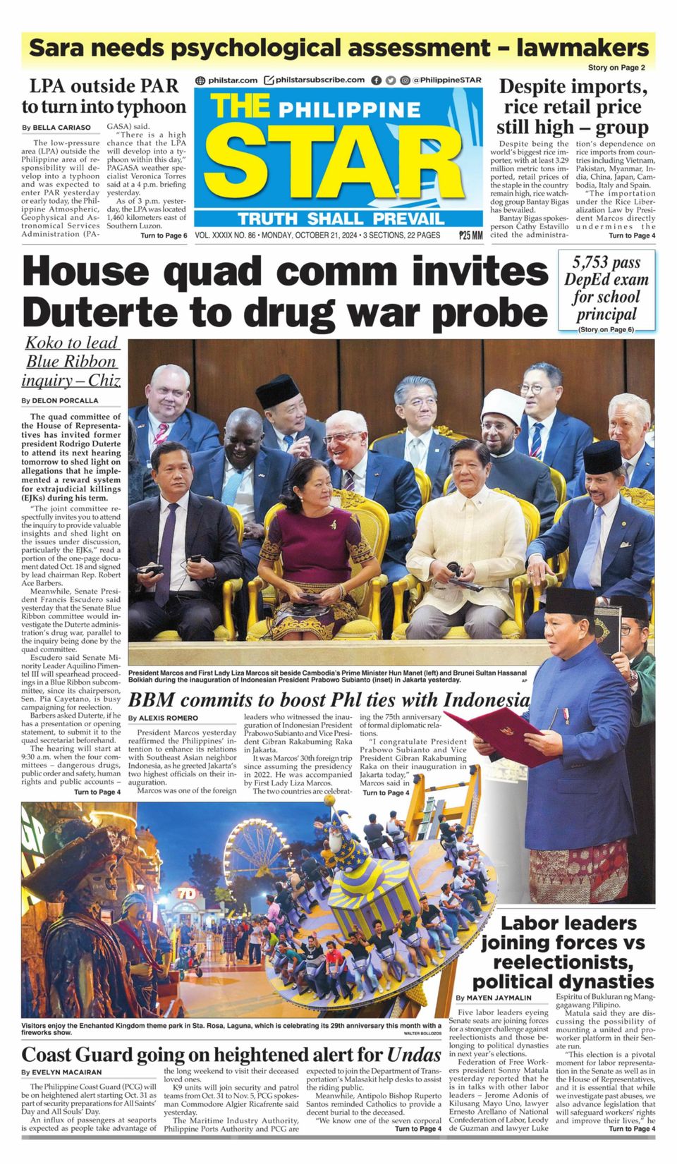 Get digital access to The Philippine Star - October 21, 2024 issue ...