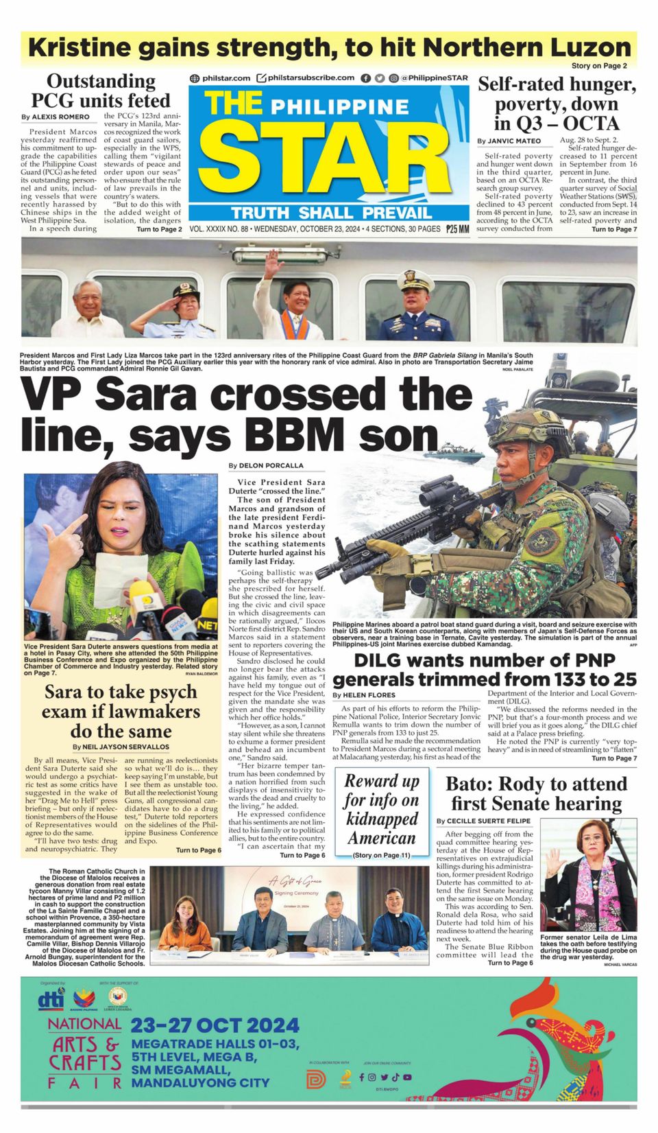 Get digital access to The Philippine Star - October 23, 2024 issue ...