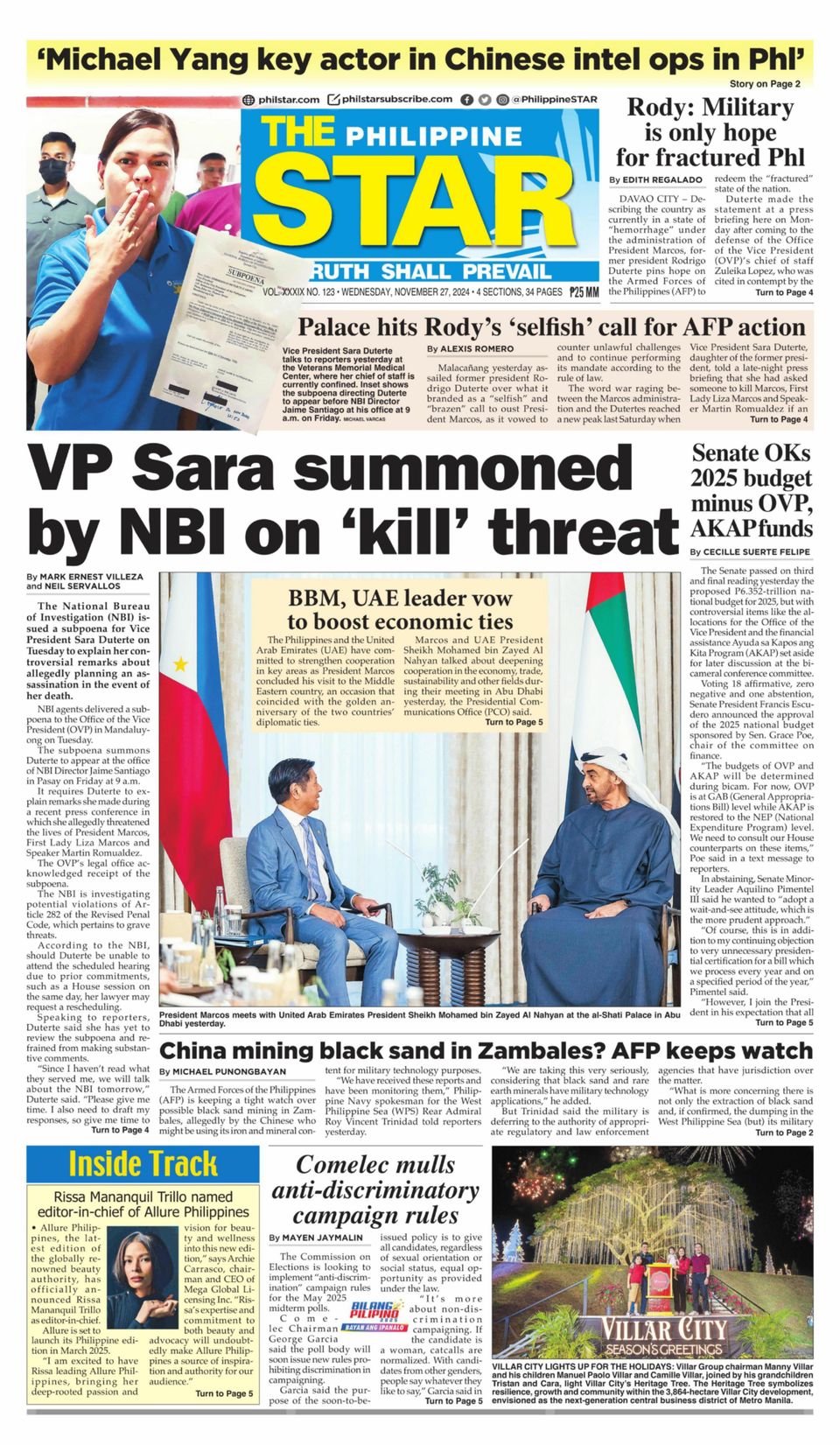 Get digital access to The Philippine Star - November 27, 2024 issue | Magzter.com