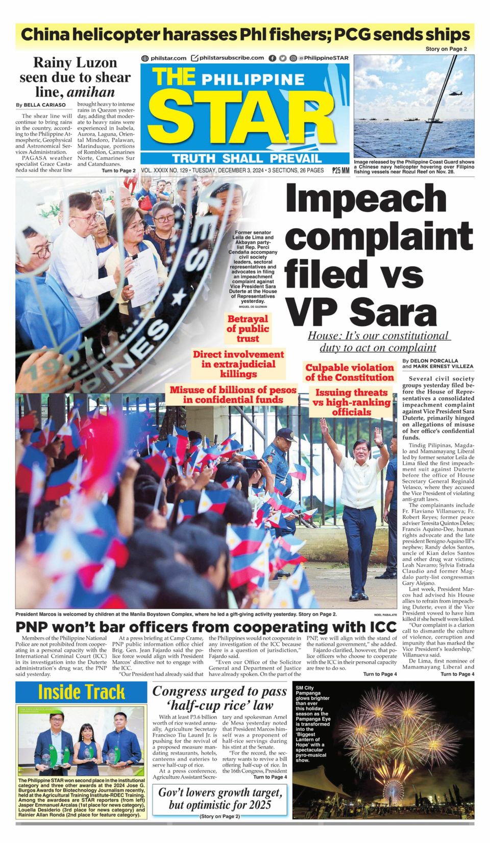 Get digital access to The Philippine Star - December 03, 2024 issue ...