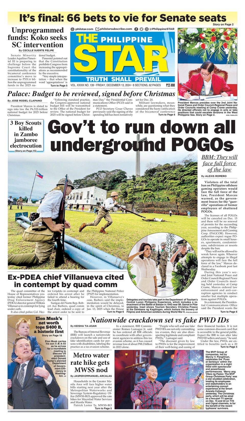 Get digital access to The Philippine Star - December 13, 2024 issue ...
