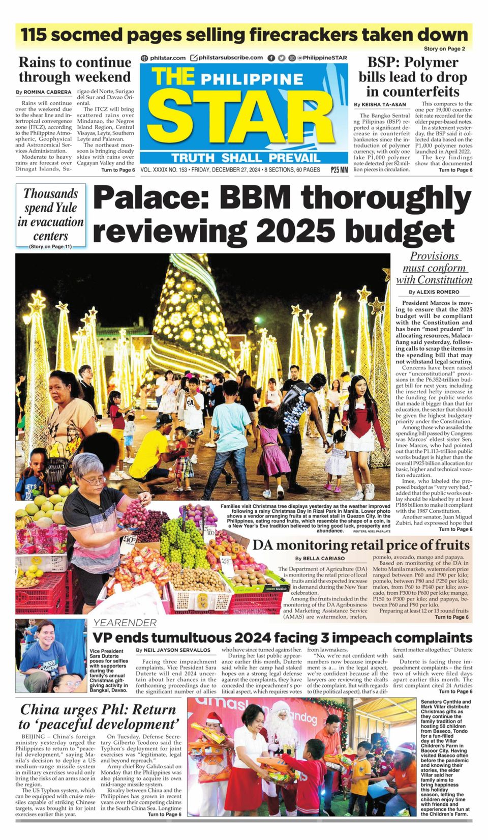 Get digital access to The Philippine Star - December 27, 2024 issue | Magzter.com