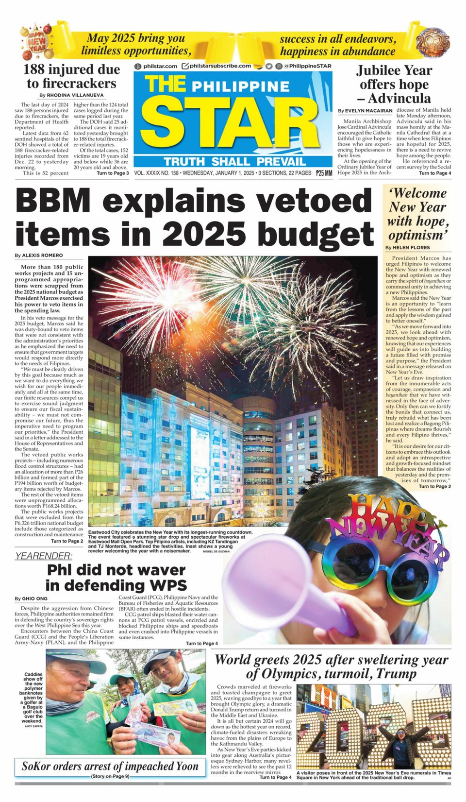 Get digital access to The Philippine Star - January 01, 2025 issue ...