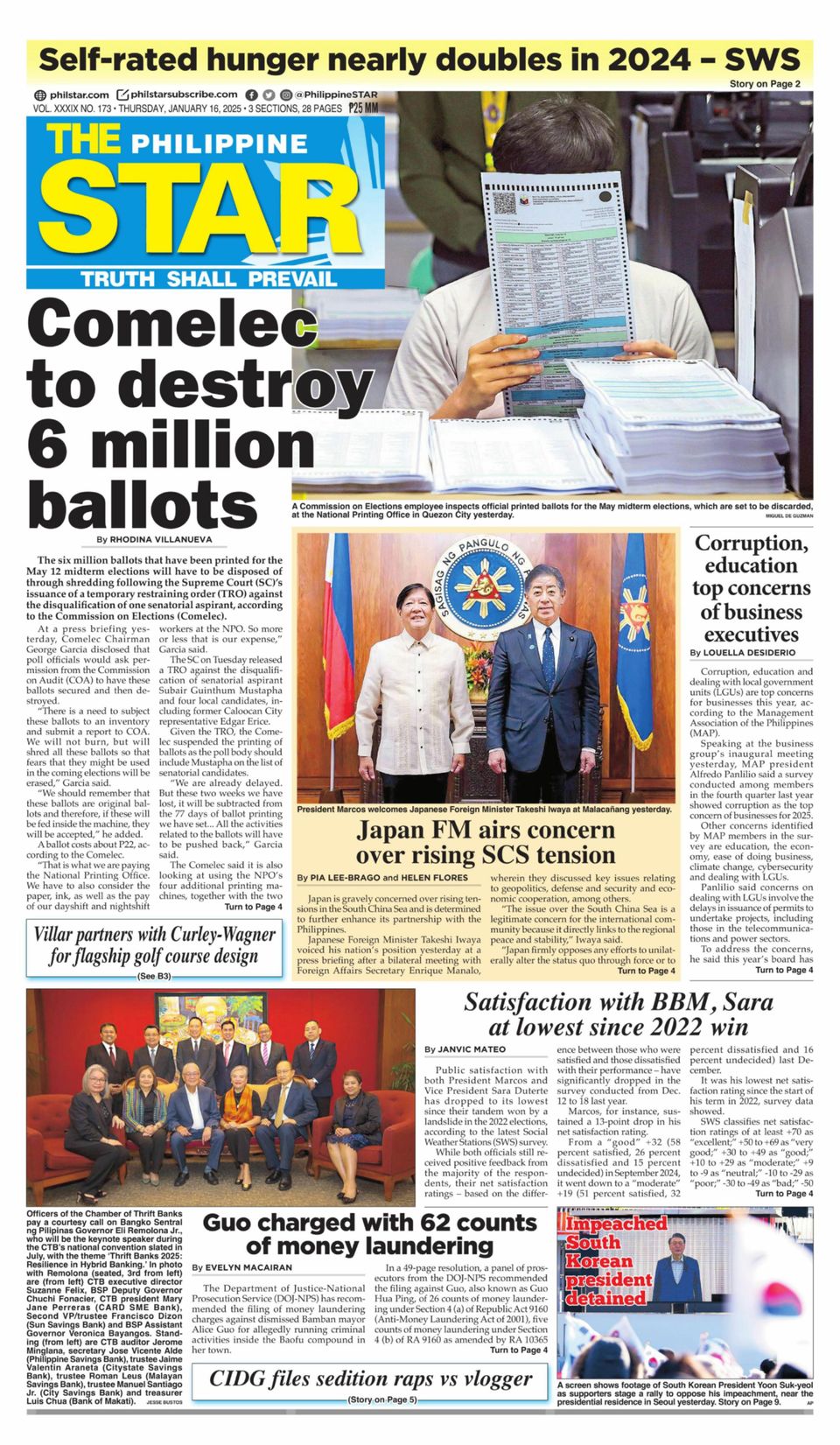 Get digital access to The Philippine Star - January 16, 2025 issue ...