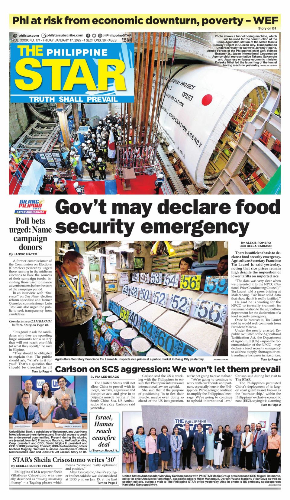 Get digital access to The Philippine Star - January 17, 2025 issue ...