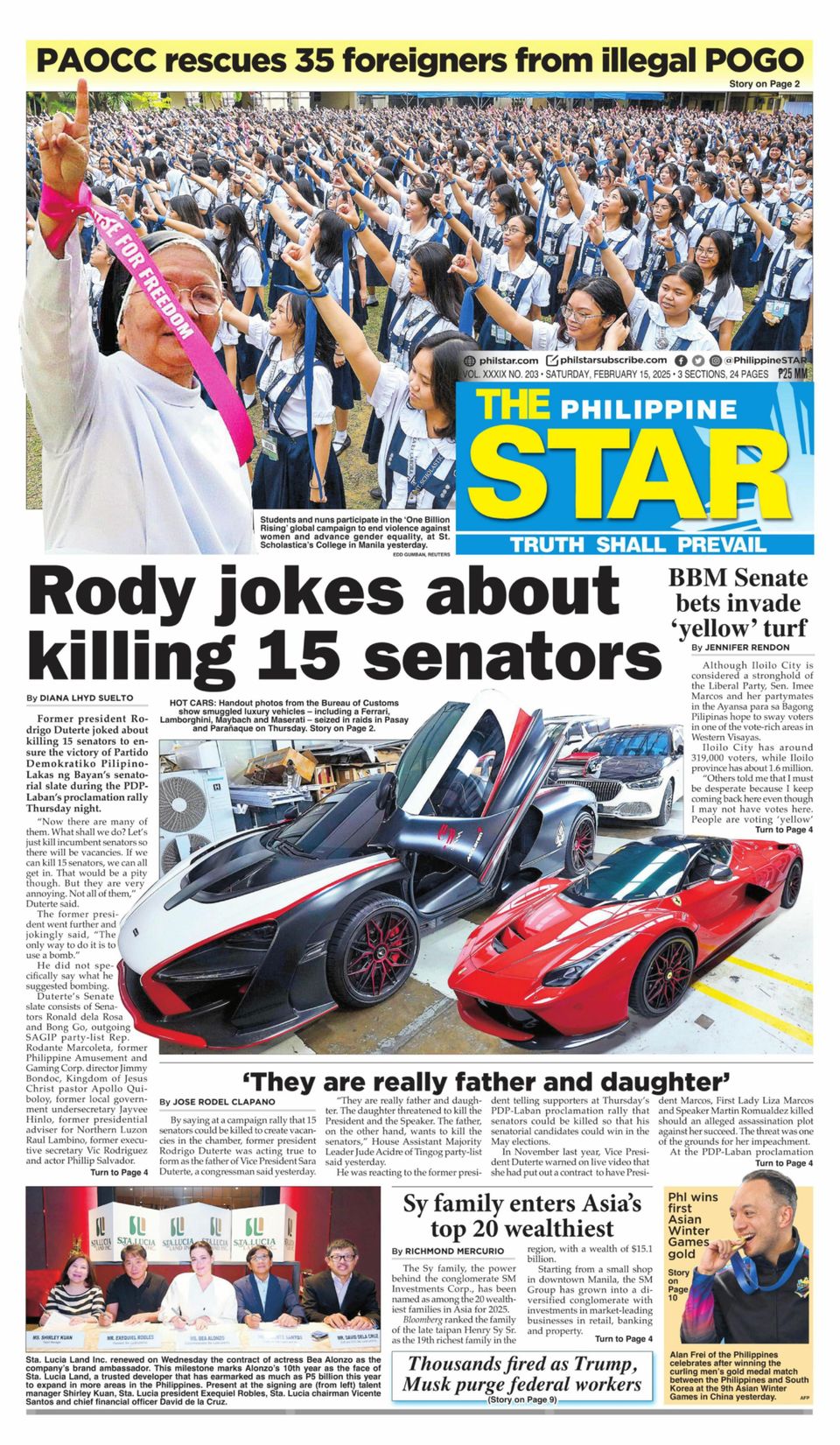 Get digital access to The Philippine Star - February 15, 2025 issue ...