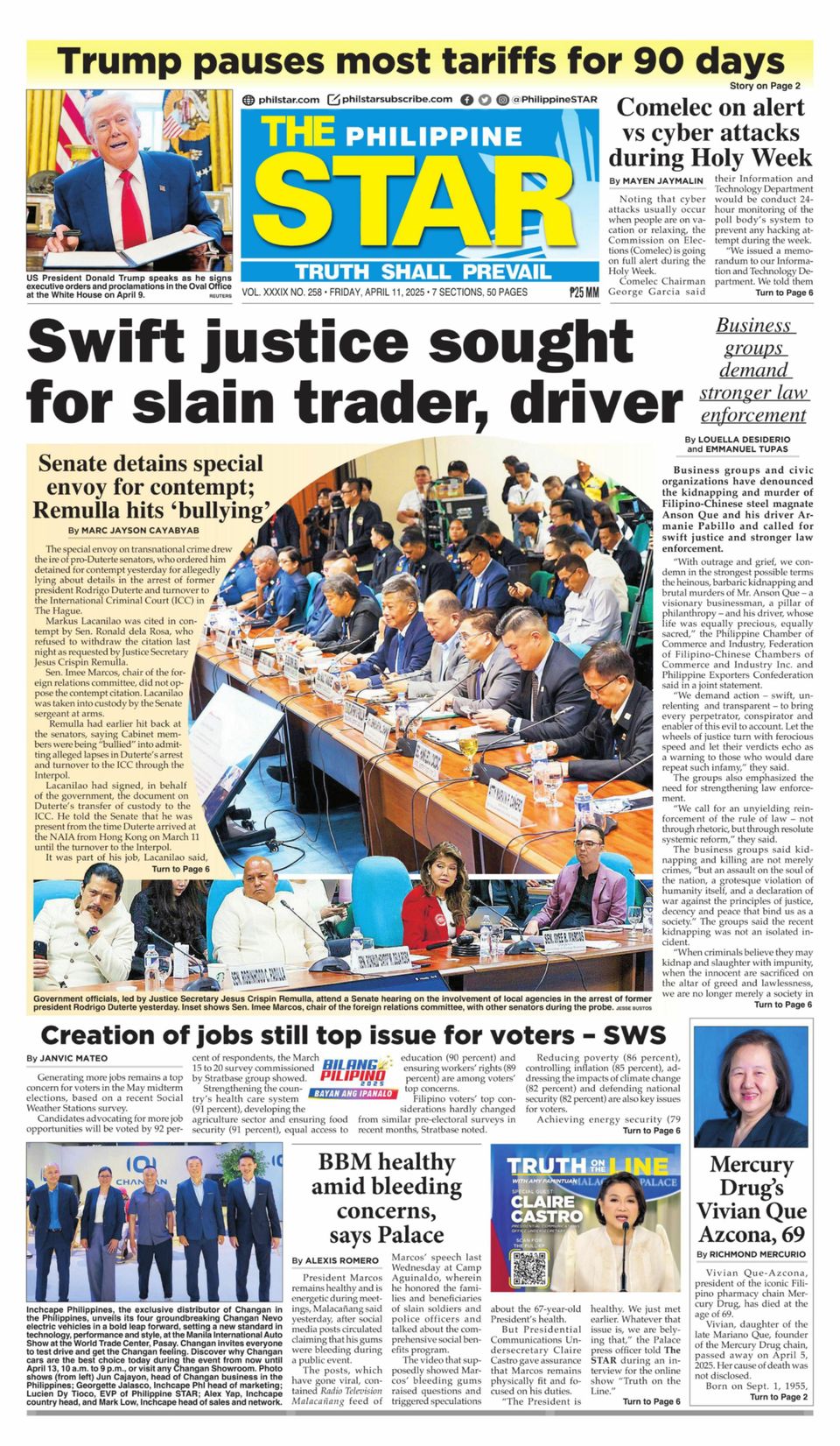 Get digital access to The Philippine Star - April 11, 2025 issue ...