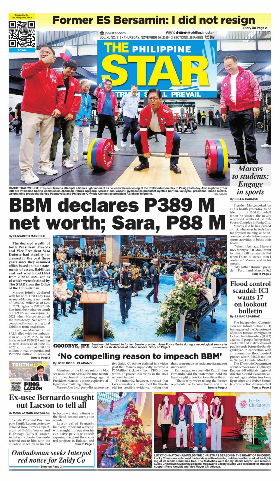 Get digital access to The Philippine Star - November 20, 2025 issue ...