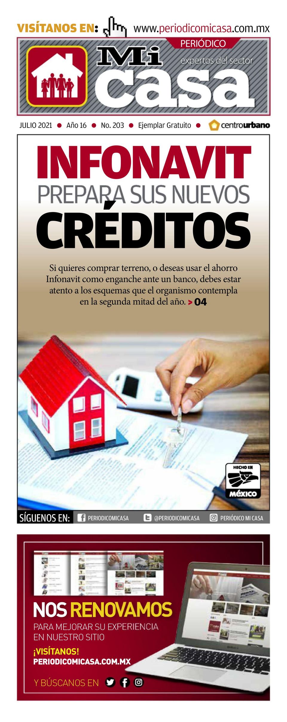 Get digital access to Periódico MI Casa - Julio 2021 issue | Magzter.com