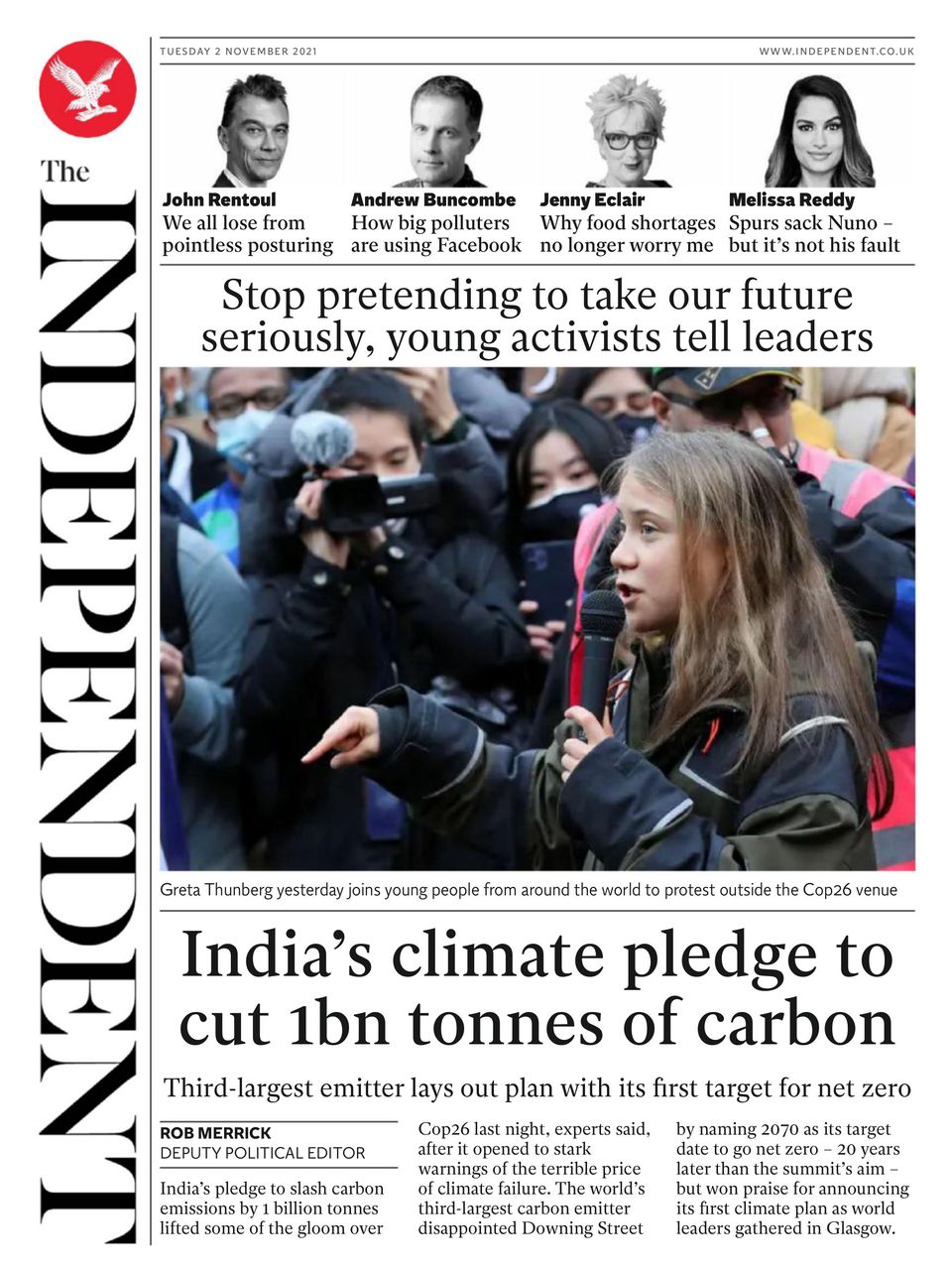 Get digital access to The Independent - November 02, 2021 issue ...