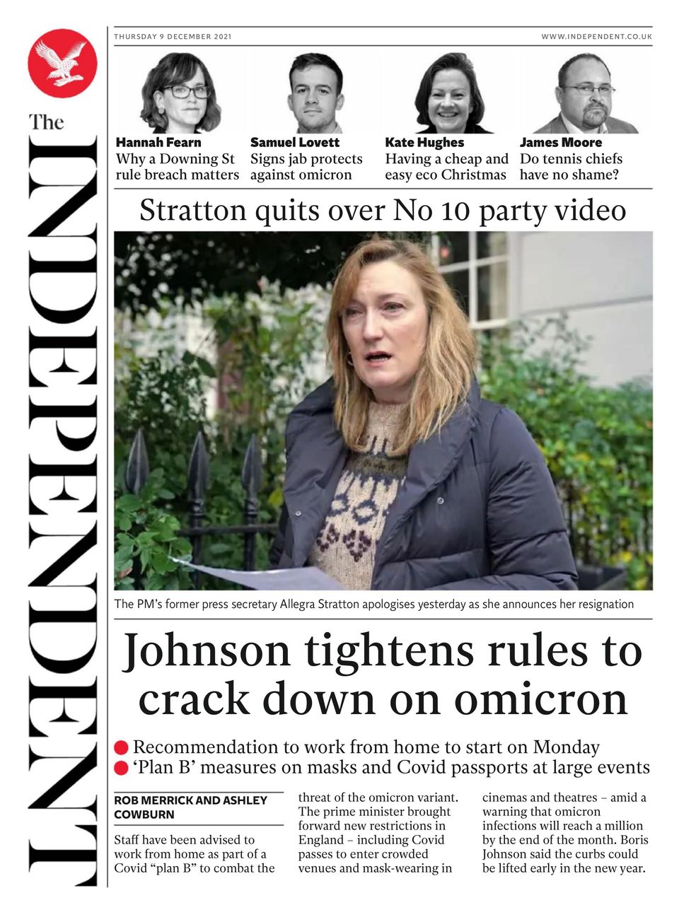 The Independent-December 09, 2021 Newspaper - Get your Digital Subscription