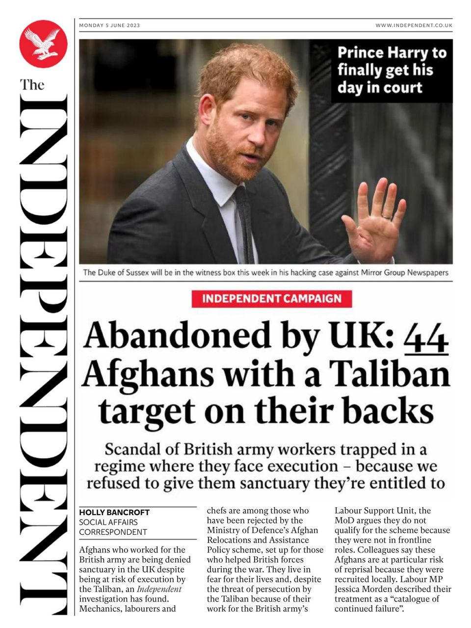 The Independent-June 05, 2023 Newspaper - Get your Digital Subscription