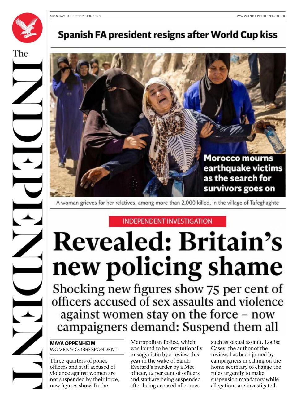 The Independent-September 11, 2023 Newspaper - Get your Digital ...