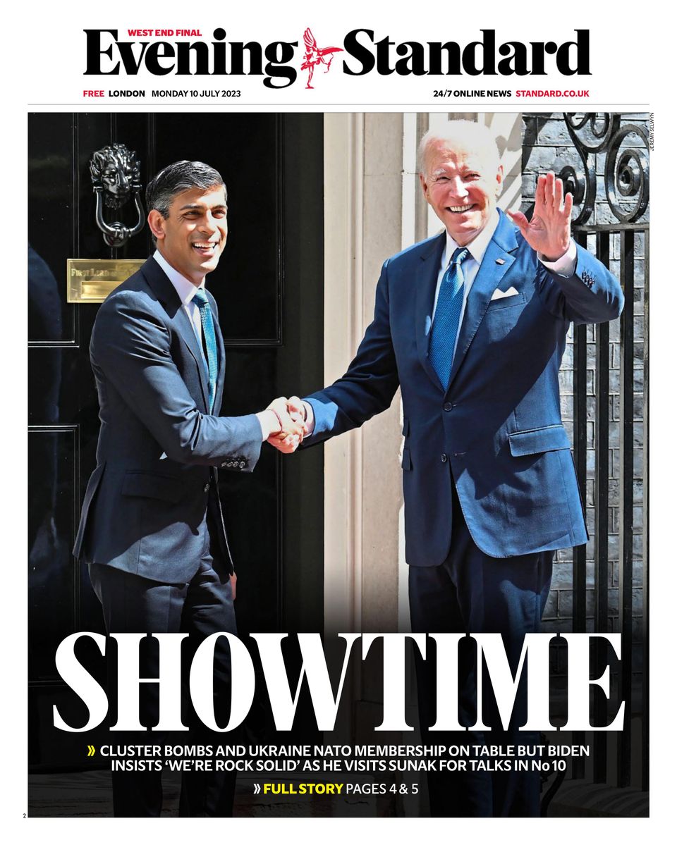 Evening Standard-July 10, 2023 Newspaper - Get your Digital Subscription
