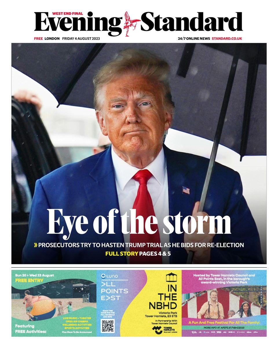 Evening Standard-August 04, 2023 Newspaper - Get your Digital Subscription