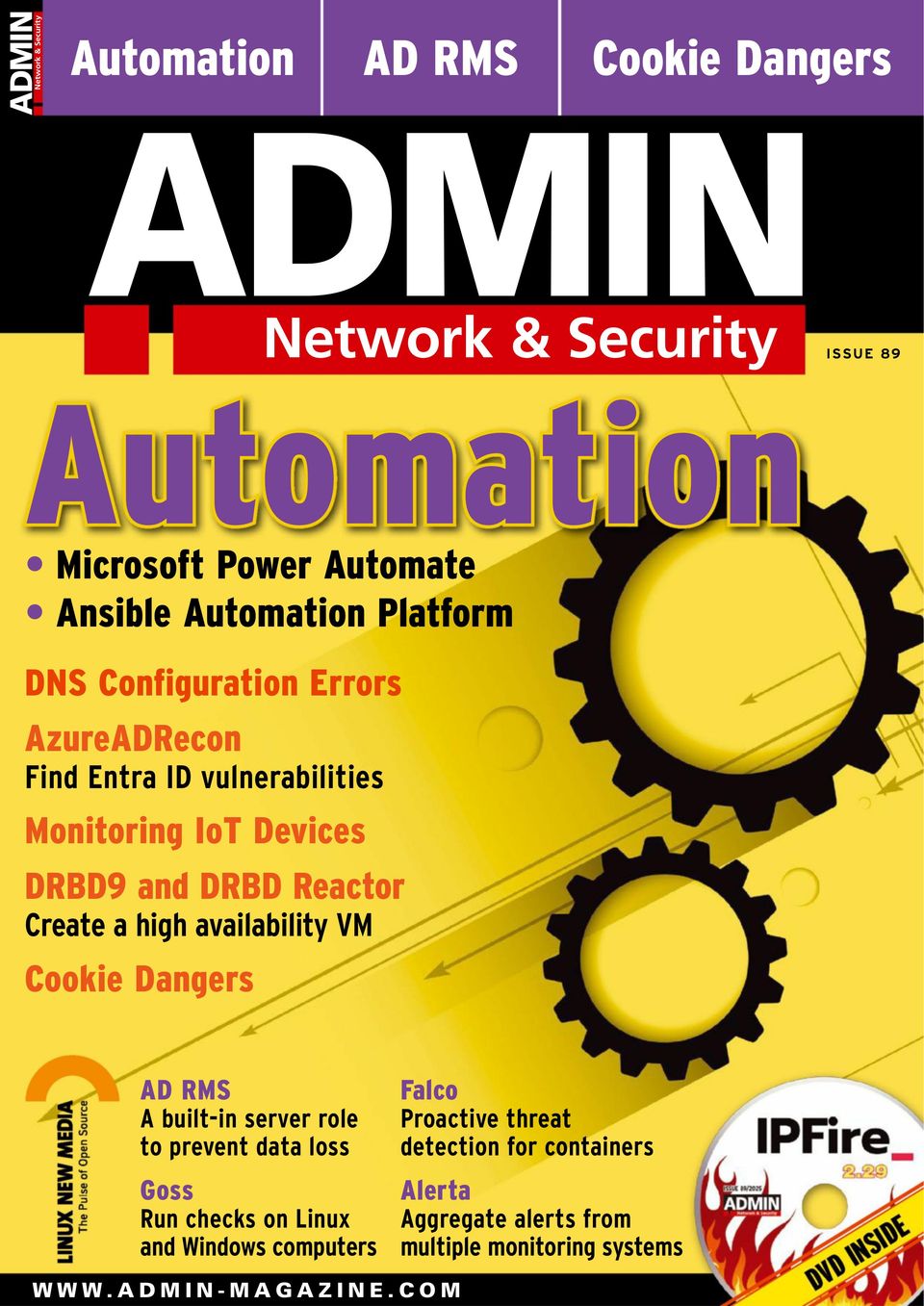 Get digital access to ADMIN Network & Security Magazine | Magzter.com