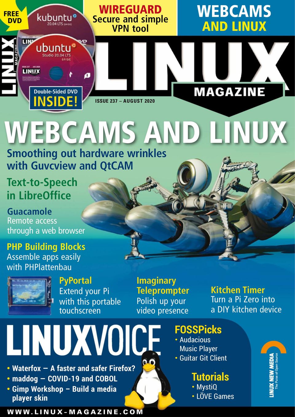 Linux Magazine-#237/August 2020: Webcams and Linux Magazine